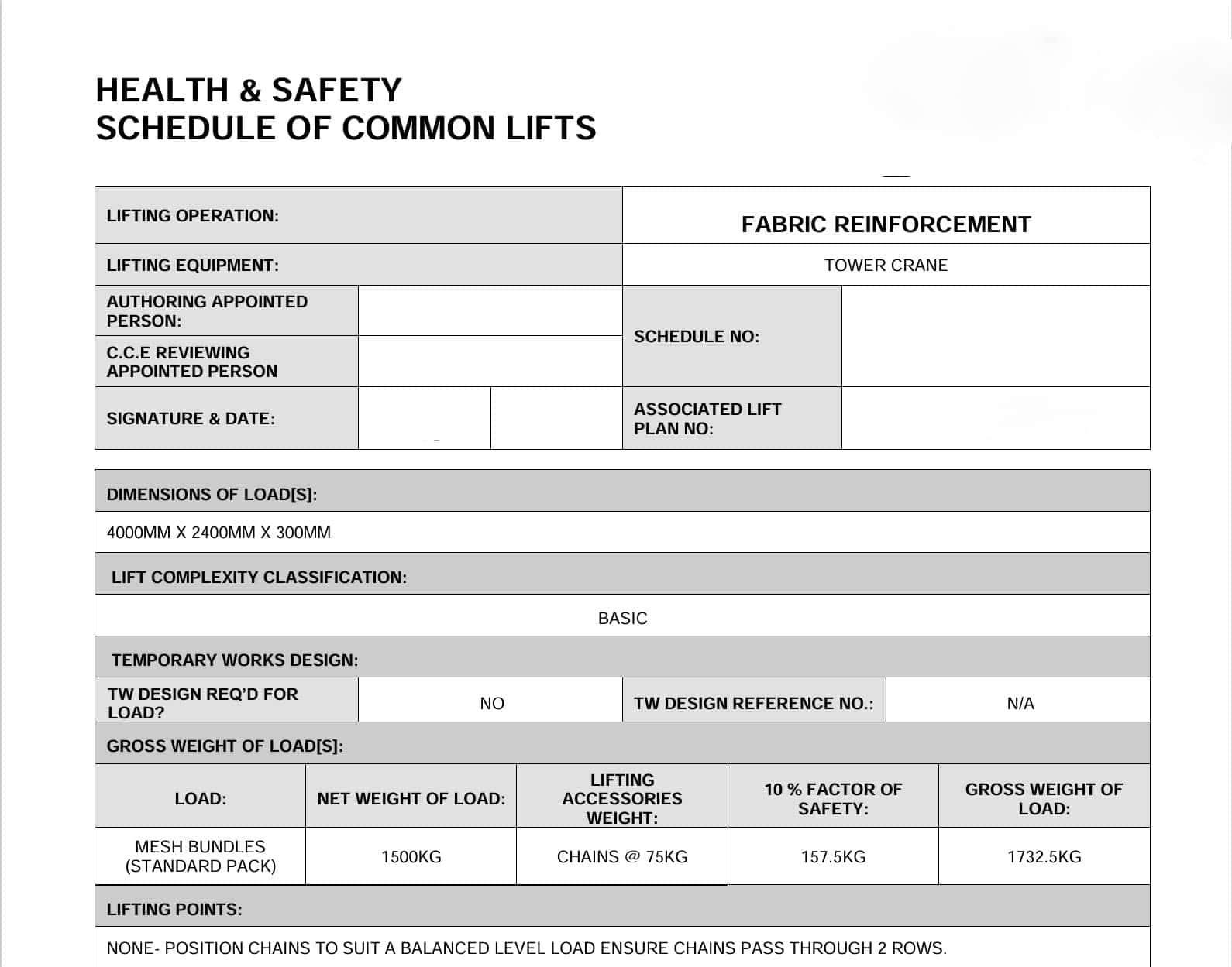 AP Services - Construction Cogs